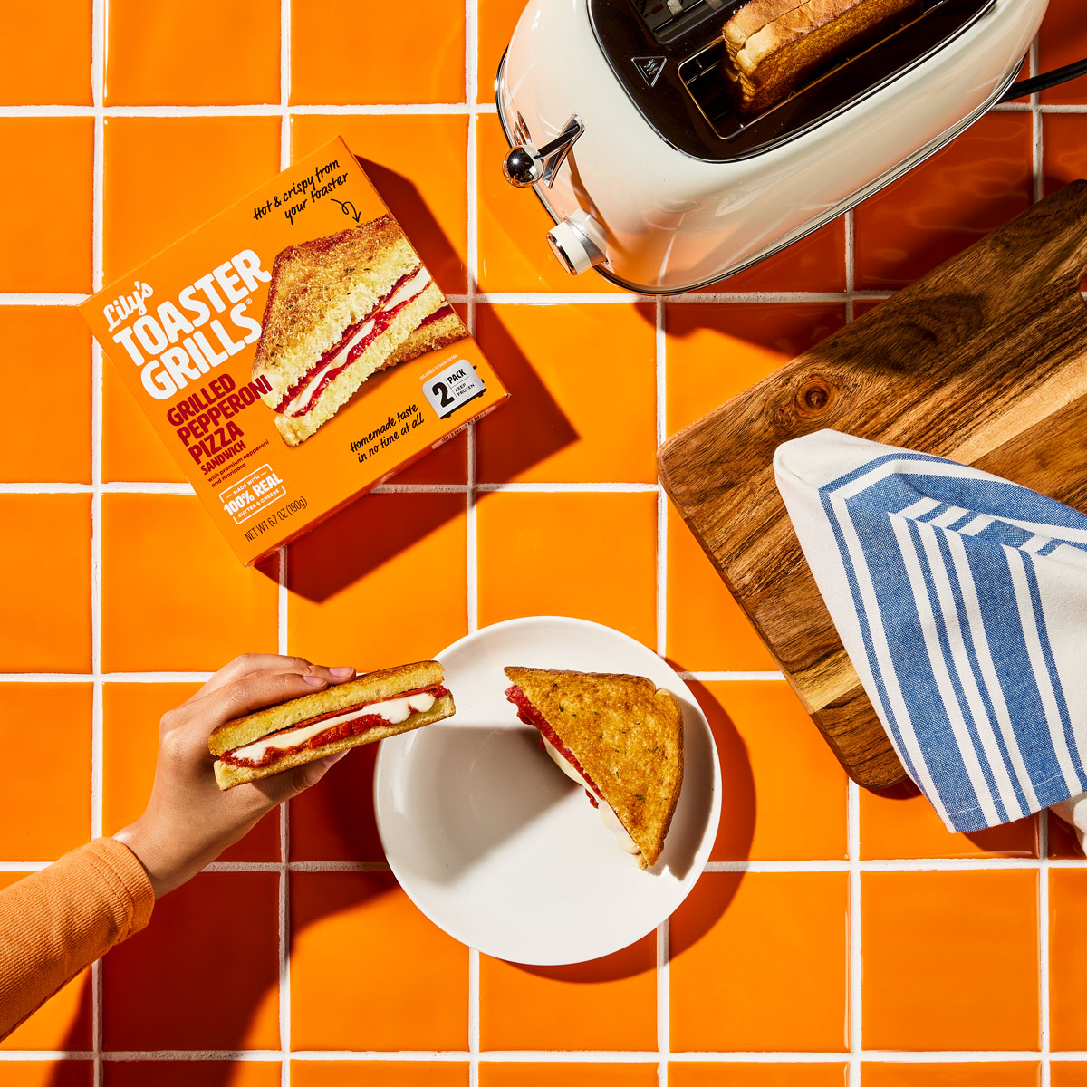 Pepperoni Pizza - Lily's Toaster Grills